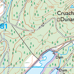 Dunardry, near Cairnbaan - Route Map
