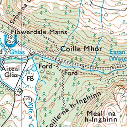 Flowerdale Glen, Gairloch - Route Map