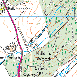 Moine Mhòr and Dunadd - Route Map