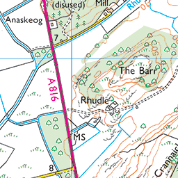 Moine Mhòr and Dunadd - Route Map
