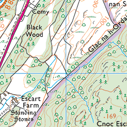 Tarbert Castle circular - Route Map
