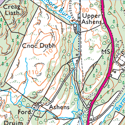 Stonefield Castle and Barmore Island - Route Map