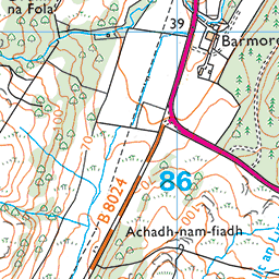 Stonefield Castle and Barmore Island - Route Map