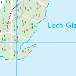 Glashan Burn, Loch Fyne - Route Map