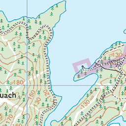Glashan Burn, Loch Fyne - Route Map