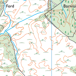 Fearnoch Forest walk, near Taynuilt - Route Map