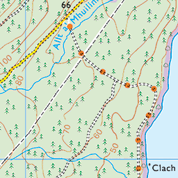 Inverinan Trail, Loch Awe - Route Map