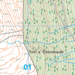 Fassfern Forest walks - Route Map