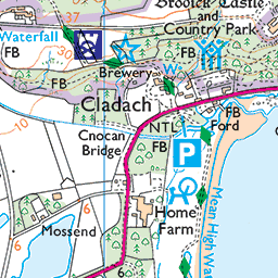 Brodick Castle Country Park - Route Map