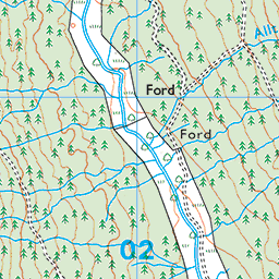 Fassfern Forest walks - Route Map