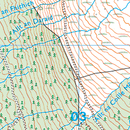 Fassfern Forest walks - Route Map