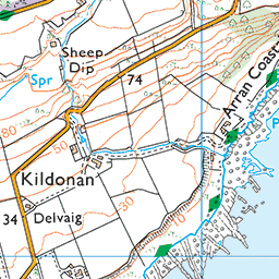 Kildonan Castle - Route Map