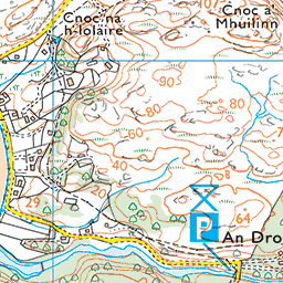 Falls of Kirkaig, Inverkirkaig - Route Map