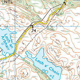 Falls of Kirkaig, Inverkirkaig - Route Map