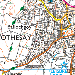 Rothesay and Canada Hill - Route Map
