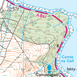 Neptune's Staircase and the Canal, Banavie - Route Map