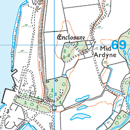 Ardyne and the Chinese Ponds - Route Map