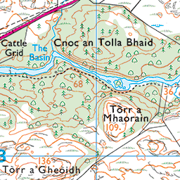 River Inver and Glencanisp circuit - Route Map