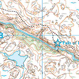 Falls of Kirkaig, Inverkirkaig - Route Map