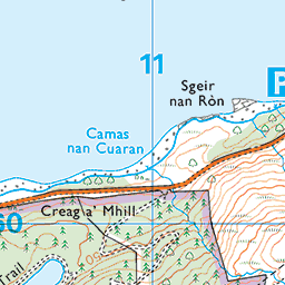Glencoe Lochan trails - Route Map