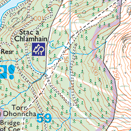 Glencoe Lochan trails - Route Map