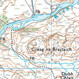 River Inver and Glencanisp circuit - Route Map