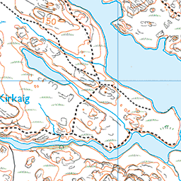 Falls of Kirkaig, Inverkirkaig - Route Map