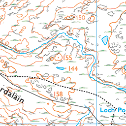 River Inver and Glencanisp circuit - Route Map