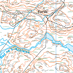 River Inver and Glencanisp circuit - Route Map