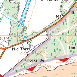Torrs Warren, near Dunragit - Route Map