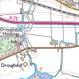 Torrs Warren, near Dunragit - Route Map