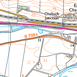 Torrs Warren, near Dunragit - Route Map