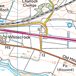 Torrs Warren, near Dunragit - Route Map