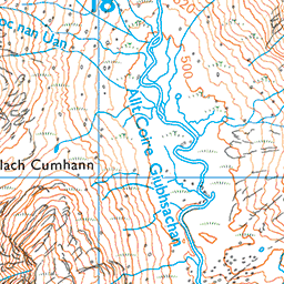 Steall Falls and the Nevis Gorge - Route Map