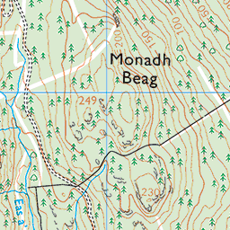 Glen Donich circuit, Lochgoilhead - Route Map