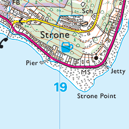 Strone Hill, Kilmun - Route Map