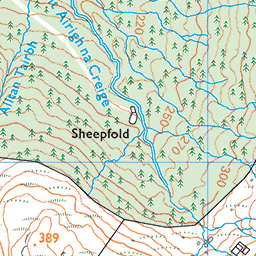 Glen Donich circuit, Lochgoilhead - Route Map