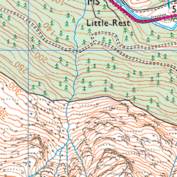 Ardgartan shore and woodlands - Route Map