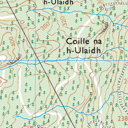 Plodda Falls, near Tomich - Route Map