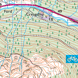 Ardgartan shore and woodlands - Route Map