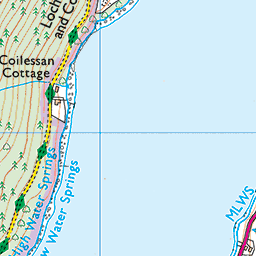 Ardgartan shore and woodlands - Route Map