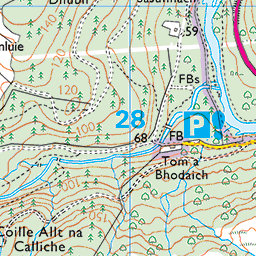 River Garry, Invergarry - Route Map