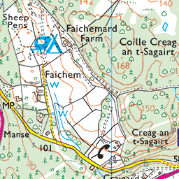 River Garry, Invergarry - Route Map