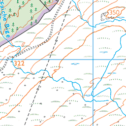 Plodda Falls, near Tomich - Route Map