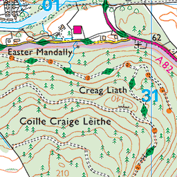 River Garry, Invergarry - Route Map