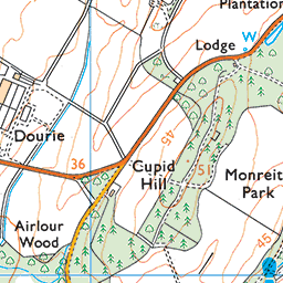 Monreith Estate, near Port William - Route Map