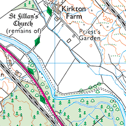 Tyndrum Community woodland - Route Map