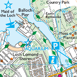 Balloch Castle Country Park - Route Map