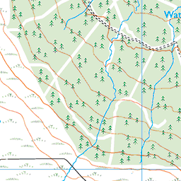 Cornish Hill and Loch circuit, Stinchar bridge - Route Map