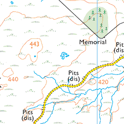 Cornish Hill and Loch circuit, Stinchar bridge - Route Map